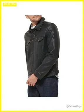 Jackets & Coats | Faux Leather Classic Trucker Jacket | Poshmark